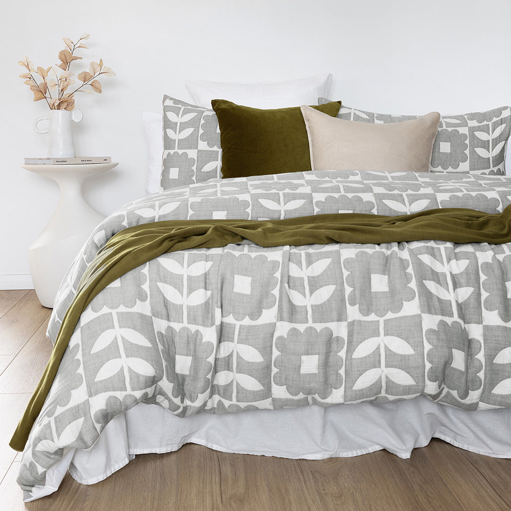 Bloom Quilt Cover Set by Bambury | Queen Bed | My Linen