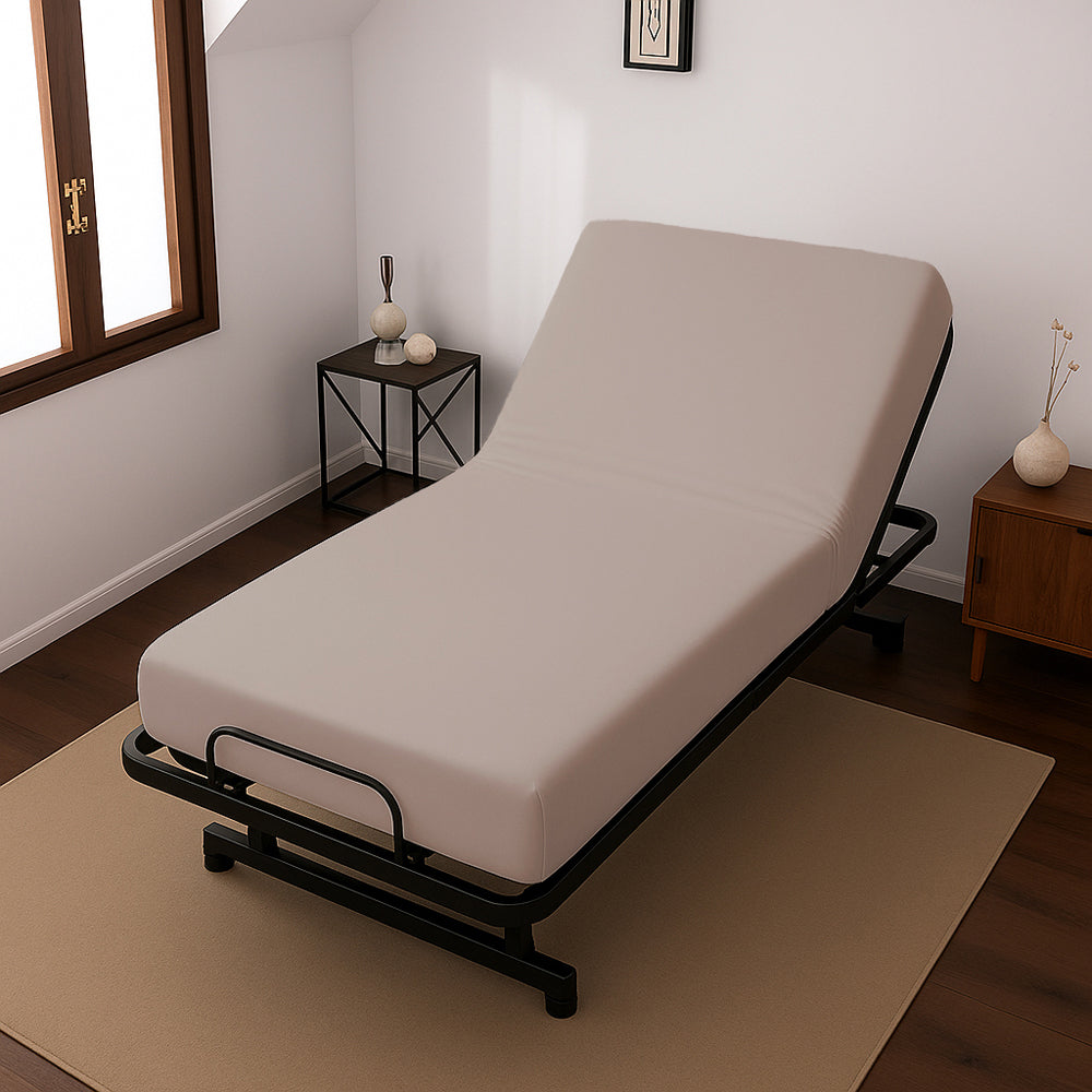 Casey Cotton Linen Fitted Sheet | Long Single 40cm | My Linen