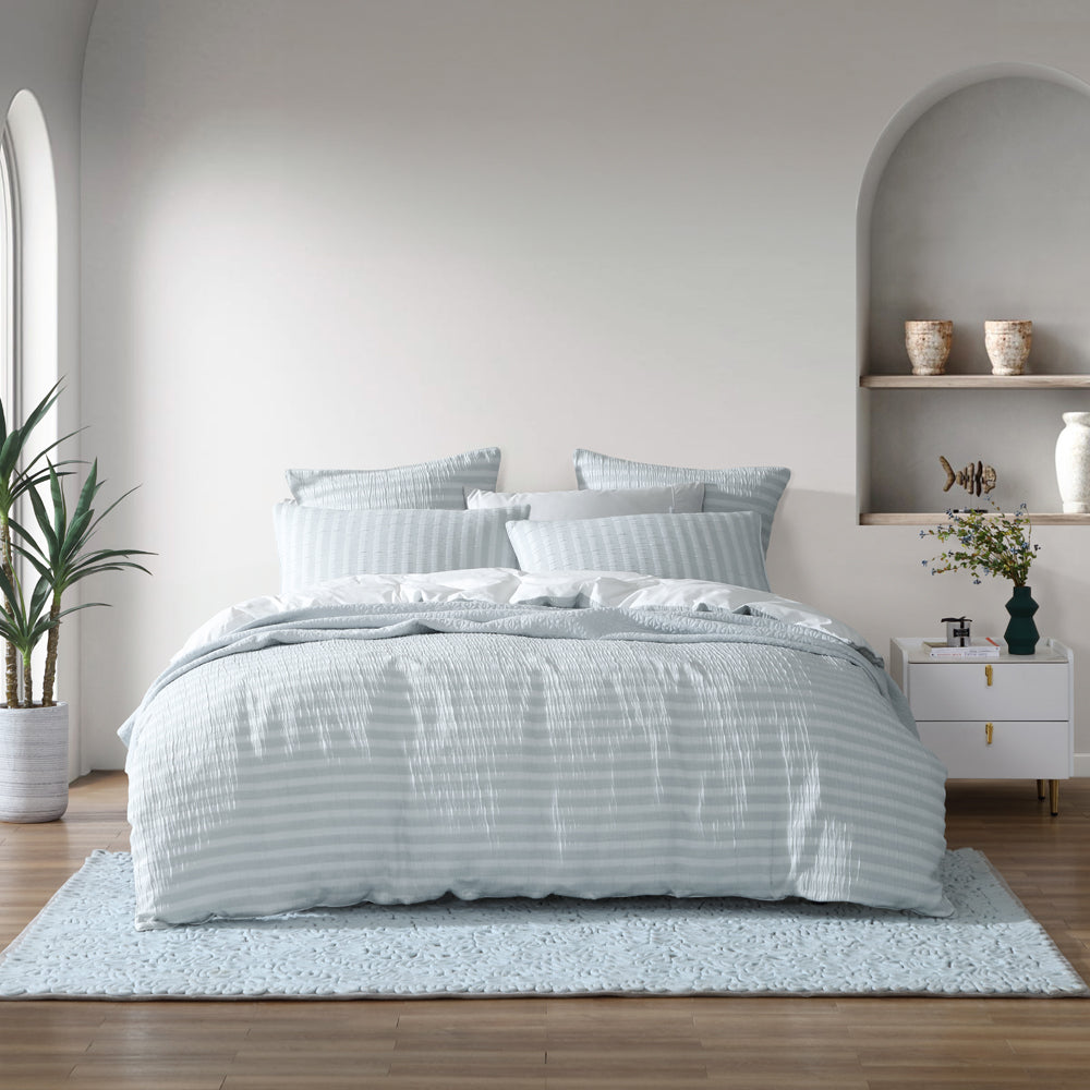 Emmet Quilt Cover Set Logan and Mason | Super King | My Linen